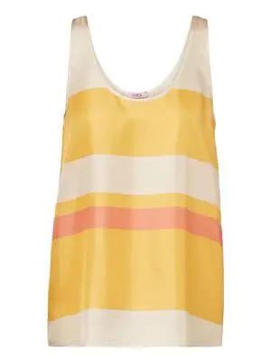 ERES Striped Silk Twill Top - Multicoloured