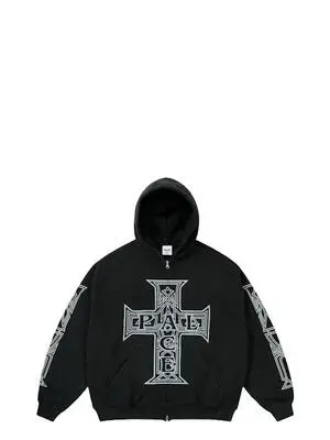 PALACE Y So Cross Pigment Hoodie - Black