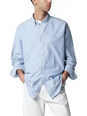 Polo Ralph Lauren Oxford Shirt Custom-fit - Light Blue