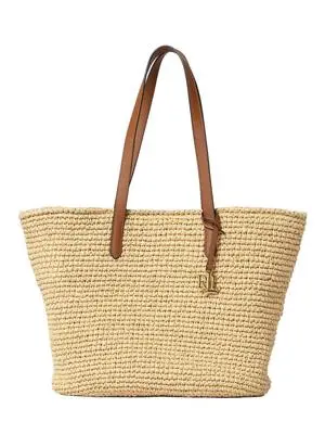 Ralph Lauren Raffia Tote - Natural