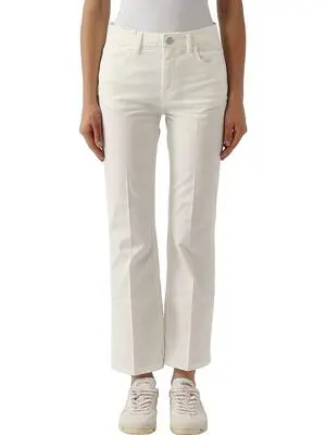 PT TORINO Slim Fit Stretch Cotton Trousers - White