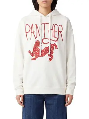 Valentino Garavani Panther Graphic Hoodie - White