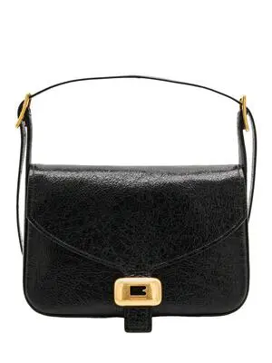 Balenciaga Arena Lambskin Shoulder Bag - Black