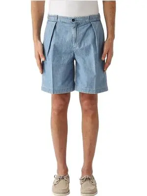 BRIGLIA 1949 Cotton Shorts - Denim