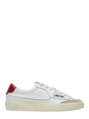 AUTRY Leather Windscape Low-top Sneakers - Red