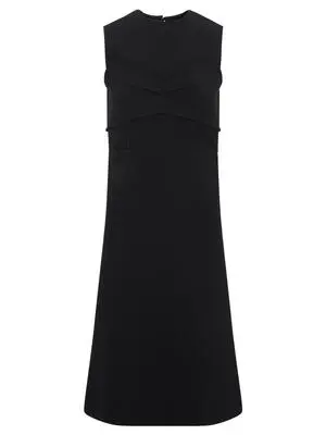 Sportmax Sleeveless Dress With Open Back - Black