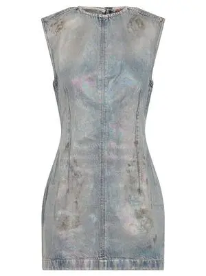 Acne Studios ACNE STUDIOS Sleeveless Denim Mini Dress Blue