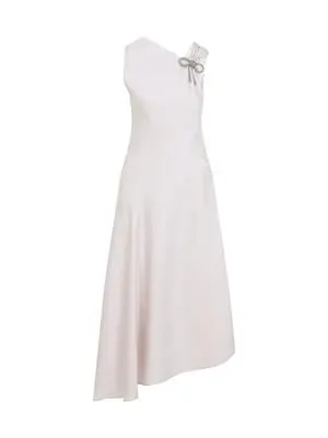 JIL SANDER Jil Sander Asymmetric Dress With Diagonal Cut