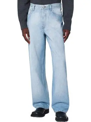 Dries Van Noten Light Wash Faded Jeans - Blue
