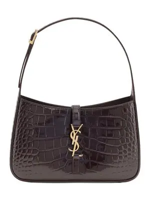 Saint Laurent 5 À 7 Shoulder Bag In Crocodile-embossed Patent Leather - Multicolor