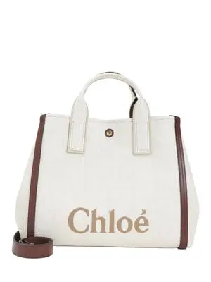 Chloé Cotton Canvas Carry Shoulder Bag - Multicolor