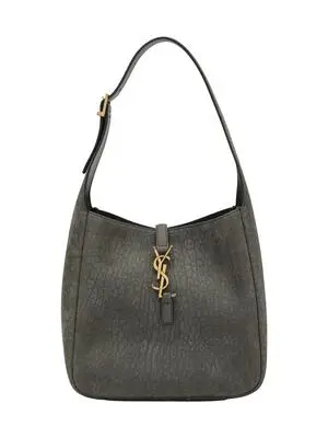 Saint Laurent Le 5 À 7 Soft Micro Nubuck Leather Bag - Gray
