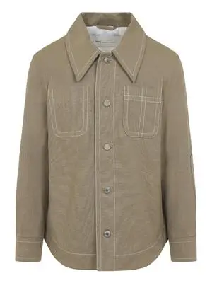 AMI Paris Worker Buttoned Jacket - Multicolor