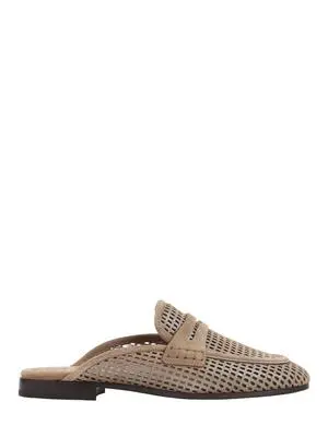 Brunello Cucinelli Suede Leather Mules - Multicolor