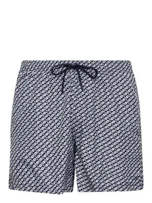 Tagliatore Printed Nylon Swim Shorts - Multicolor