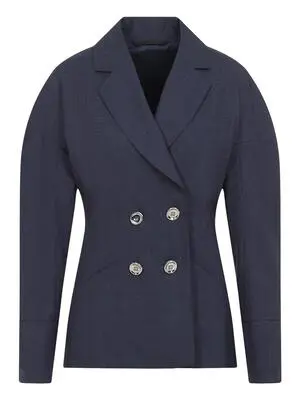 Givenchy Double Breasted Wool Jacket - Blue