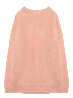 Auralee Mohair And Wool Jumper - Pink