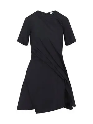 Loewe Twisted Mini Dress - Black