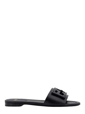 Fendi Leather Baguette Sandals - Multicolor