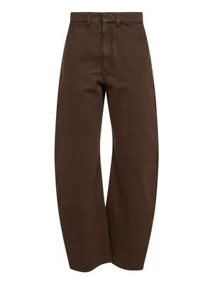 LEMAIRE LEMAIRE Cocoa High Waisted Curved Jeans Multicolor
