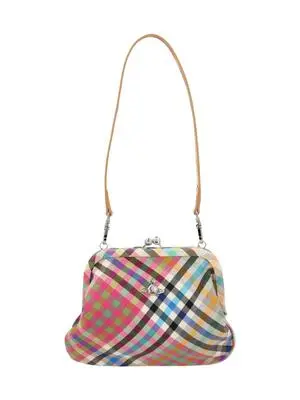 VIVIENNE WESTWOOD Wool Clutch Bag - Multicolor