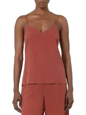 Max Mara Spaghetti Strap V-neck Camisole - Multicolor