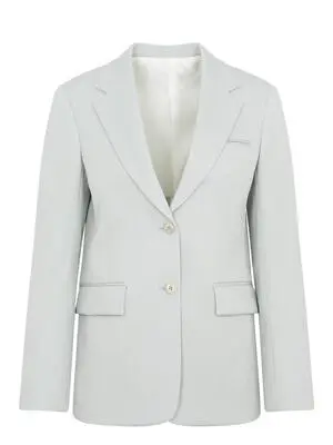 LANVIN Lanvin Sage Green Virgin Wool Blazer