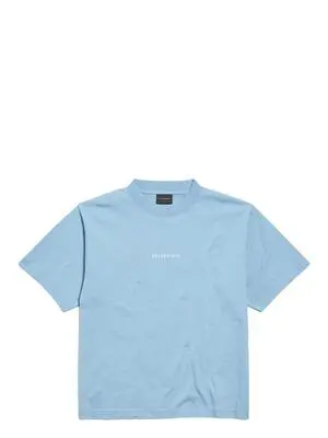 Balenciaga Medium Fit T-shirt - Blue