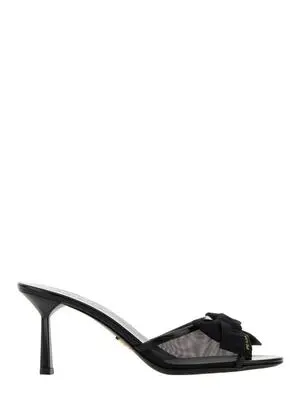 Prada Heeled Sandals - Black