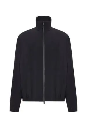 Fear Of God Tech Track Jacket In Ripstop Nylon - Black