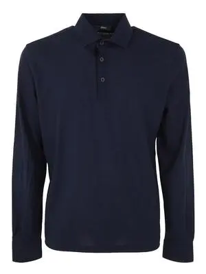 Herno Long Sleeves Polo - Blue