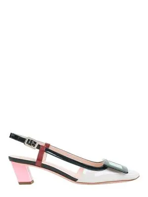 ROGER VIVIER Bv Lacquered Buckle 45 Pumps - Multicolor