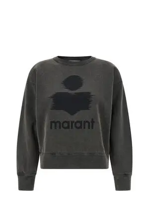 Isabel Marant Étoile ISABEL MARANT ETOILE 'Mobyli' Logo Sweatshirt Gray