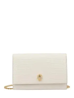 Alexander McQueen Small Skull Bag - Cream
