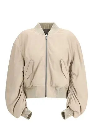 RICK OWENS Rick Owens Lamb Leather Flight Bomber Jacket