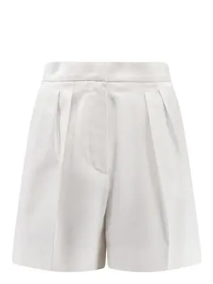Max Mara MAX MARA Tabacco Stretch Cotton Shorts Multicolor