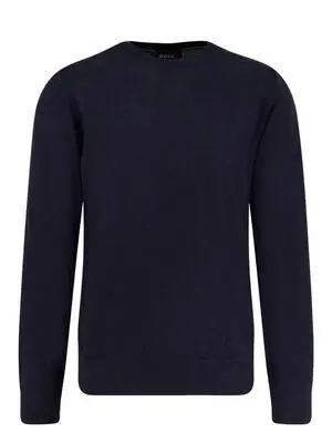 BOSS Wool, Silk, And Cashmere Crew Neck Sweater - Multicolor