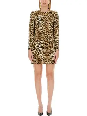 Moschino Animal Print Dress - Multicolor