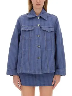 GANNI Denim Jacket - Blue