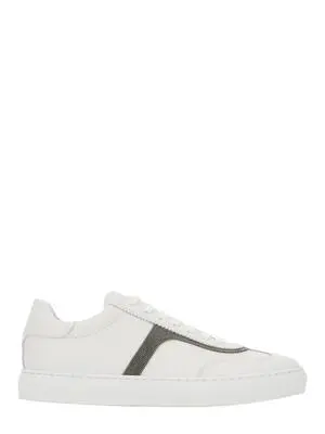 Brunello Cucinelli Leather Lace-up Sneakers - Multicolor