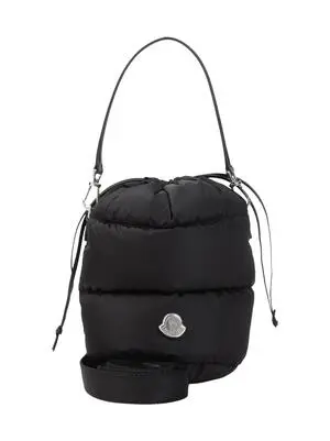 Moncler Caradoc Padded Nylon Bucket Bag - Black