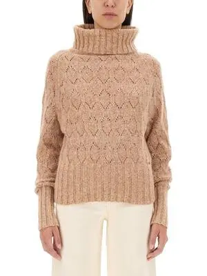 Kiton Turtleneck Sweater - Brown