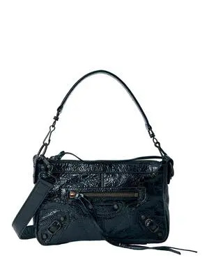 Balenciaga Le City Moto Mini Bag - Black