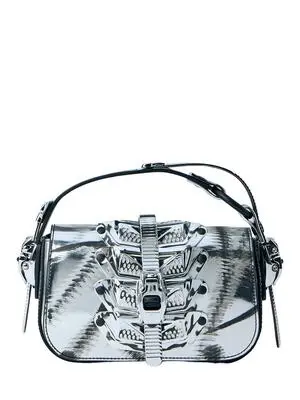 INNERRAUM Object C02 Handbag With Geometric Metallic Embellishments - Silver