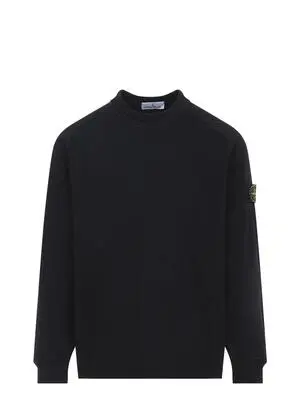 Stone Island Stone Island Cotton Sweatshirt Black