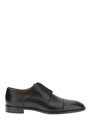 CHRISTIAN LOUBOUTIN Greggo Oxford Leather Lace-up Shoes - Black