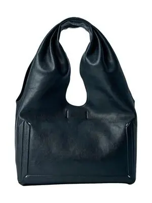 MAISON MARGIELA Medium Box Tote Bag In Textured Leather - Black