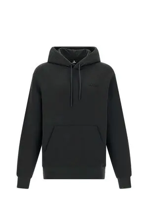 Mackage Krystian Cotton Blend Hoodie With Silicone Logo - Black