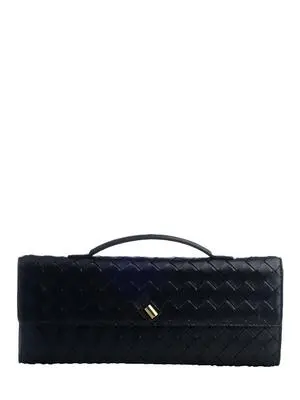 Bottega Veneta Woven Top Handle Clutch - Multicolor