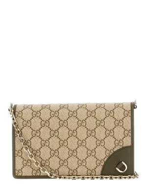 Gucci Monogram Chain Wallet - Multicolor